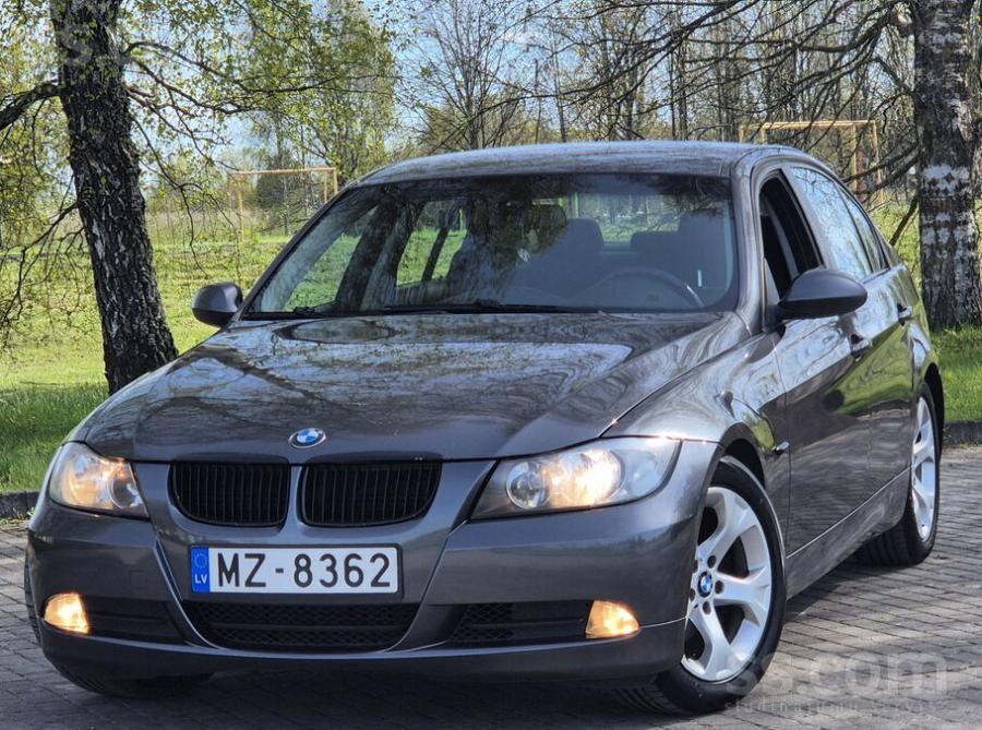 Grey BMW 318 2008 in Tukums, with an engine capacity of 2.00 L and mileage of 353 thousand km for 2860 €, photo 1 on AUTOMOTO.COM.LV