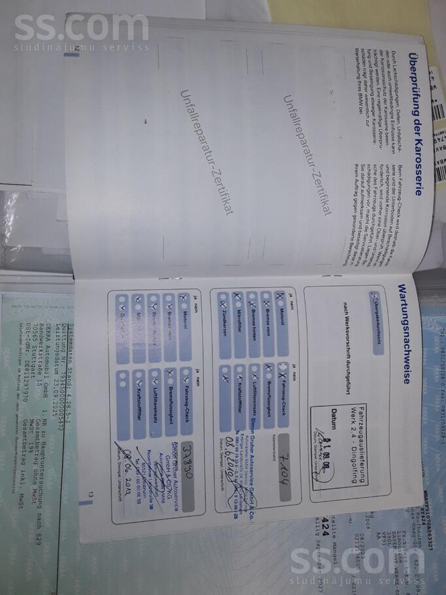 Серый БМВ 318 2008 в Резекне, объемом двигателя 2.00 л и пробегом 0 тыс. км за 3250 €, фото 13 на AUTOMOTO.COM.LV