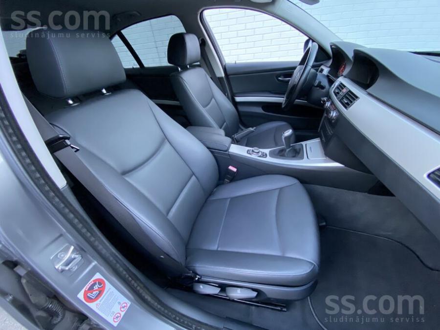 Grey BMW 318 2009 in Riga, with an engine capacity of 2.00 L and mileage of 249 thousand km for 5850 €, photo 14 on AUTOMOTO.COM.LV