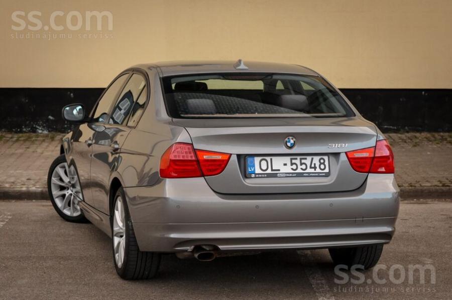 Pelēks BMW 318 2009 Talsi, ar dzinēja tilpumu 2.00 L un nobraukumu 207 tūkst. km par 5950 €, foto 5 vietnē AUTOMOTO.COM.LV