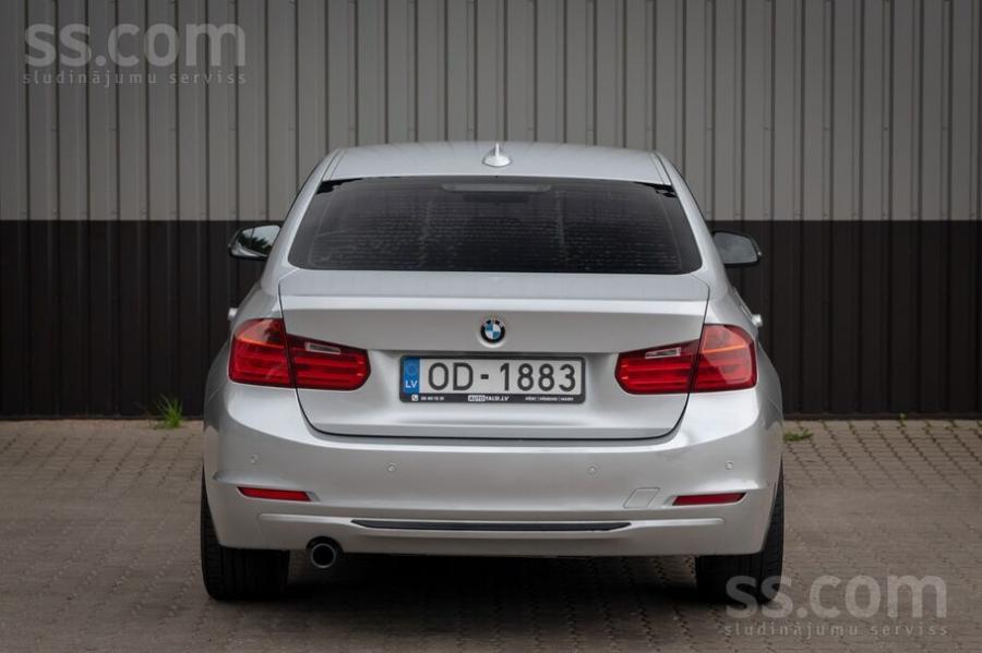 Grey BMW 318 2012 in Talsi, with an engine capacity of 2.00 L and mileage of 292 thousand km for 7490 €, photo 6 on AUTOMOTO.COM.LV