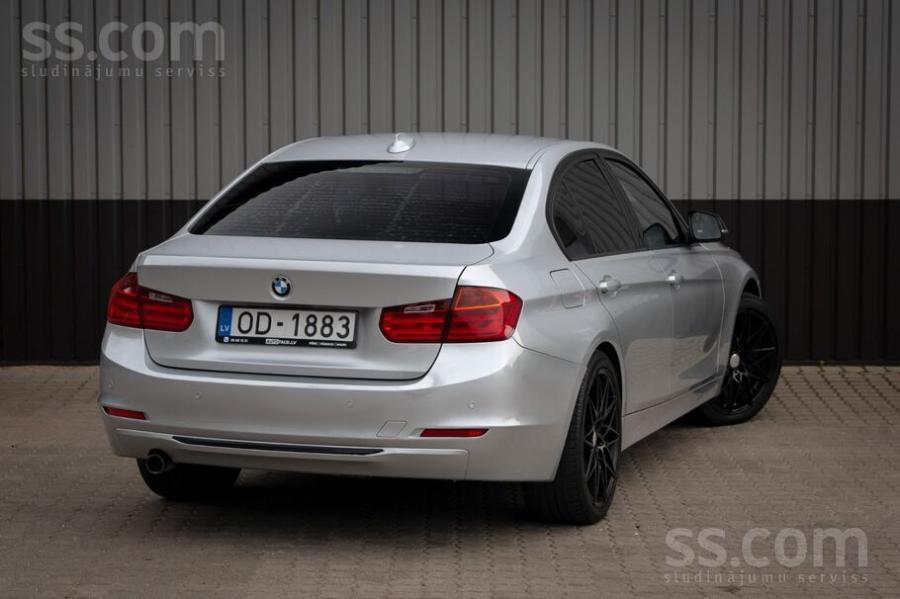 Grey BMW 318 2012 in Talsi, with an engine capacity of 2.00 L and mileage of 292 thousand km for 7490 €, photo 8 on AUTOMOTO.COM.LV
