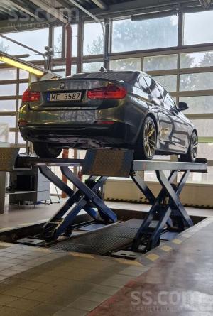 Grey BMW 318 2014 in Riga, with an engine capacity of 2.00 L and mileage of 270 thousand km for 9650 €, photo 13 on AUTOMOTO.COM.LV