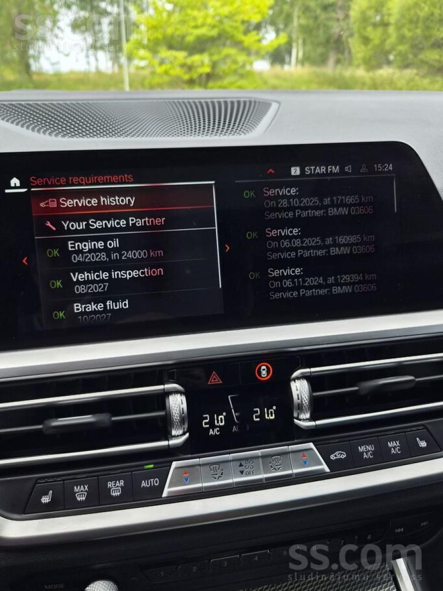 Grey BMW 318 2021 in Tukums, with an engine capacity of 2.00 L and mileage of 202 thousand km for 18400 €, photo 16 on AUTOMOTO.COM.LV