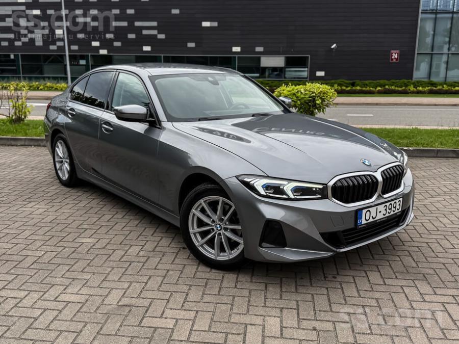 Grey BMW 318 2024 in Jelgava, with an engine capacity of 2.00 L and mileage of 61 thousand km for 24995 €, photo 1 on AUTOMOTO.COM.LV