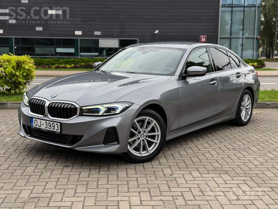 Grey BMW 318 2024 in Jelgava, with an engine capacity of 2.00 L and mileage of 61 thousand km for 24995 €, photo 4 on AUTOMOTO.COM.LV