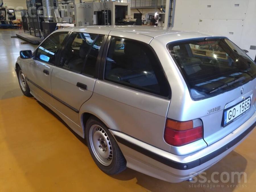 Grey BMW 318 1997 in Liepaja, with an engine capacity of 1.80 L and mileage of 427 thousand km for 4200 €, photo 5 on AUTOMOTO.COM.LV