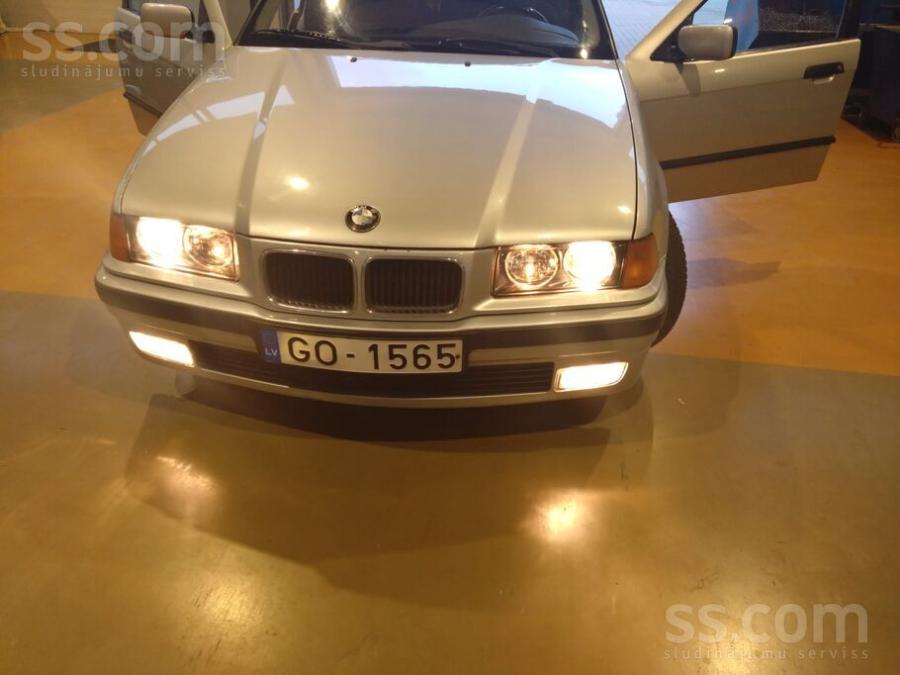 Grey BMW 318 1997 in Liepaja, with an engine capacity of 1.80 L and mileage of 427 thousand km for 4200 €, photo 19 on AUTOMOTO.COM.LV