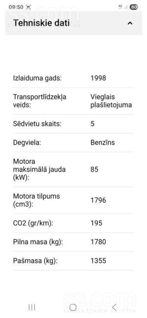 Серый БМВ 318 1998 в Кулдига, объемом двигателя 1.80 л и пробегом 208 тыс. км за 2750 €, фото 10 на AUTOMOTO.COM.LV