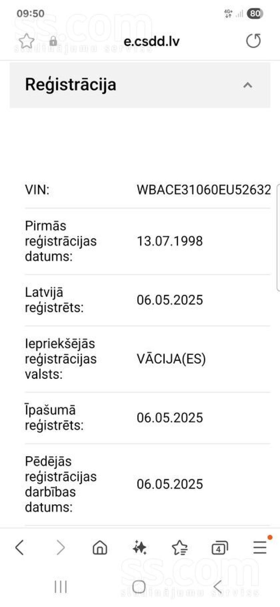 Серый БМВ 318 1998 в Кулдига, объемом двигателя 1.80 л и пробегом 208 тыс. км за 2750 €, фото 11 на AUTOMOTO.COM.LV