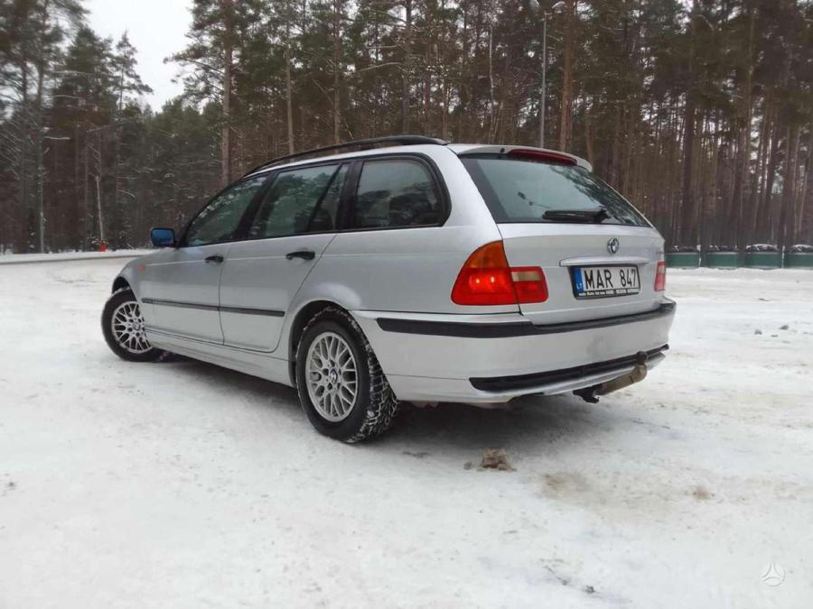 Grey BMW 318 2002 in Druskininkai, with an engine capacity of 2.00 L and mileage of 346 thousand km for 1750 €, photo 7 on AUTOMOTO.COM.LV