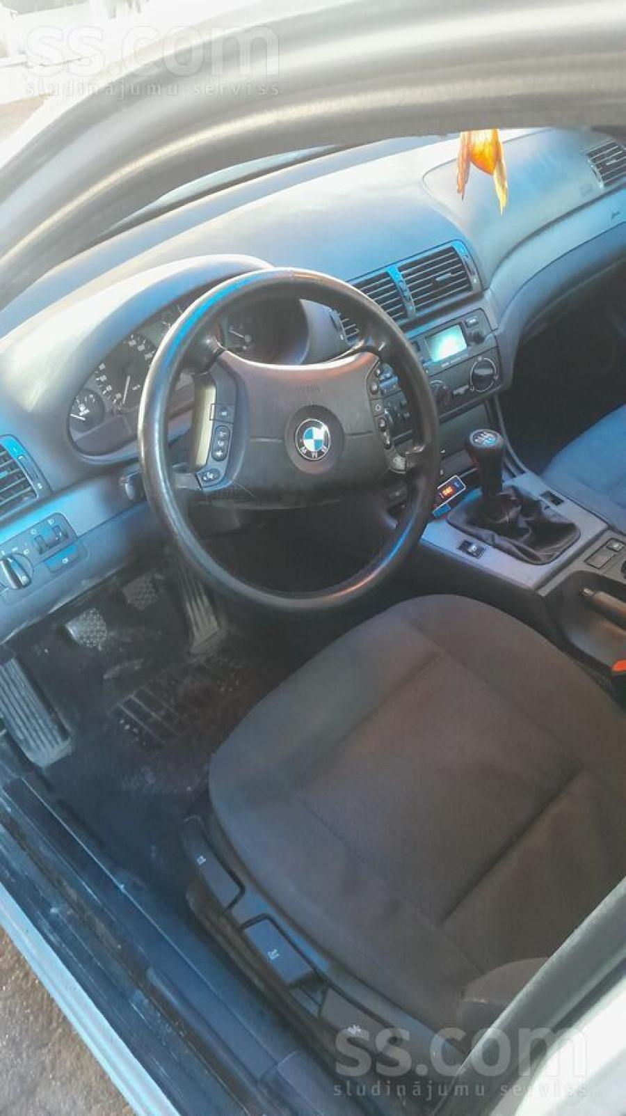 Grey BMW 318 2002 in Cesis, with an engine capacity of 2.00 L and mileage of 373 thousand km for 1400 €, photo 6 on AUTOMOTO.COM.LV