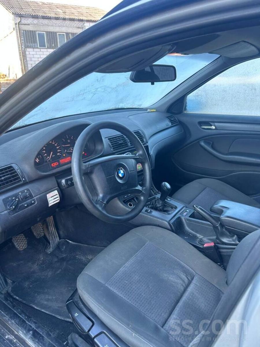 Pelēks BMW 318 2003 Daugavpils, ar dzinēja tilpumu 2.00 L un nobraukumu 393 tūkst. km par 1200 €, foto 7 vietnē AUTOMOTO.COM.LV