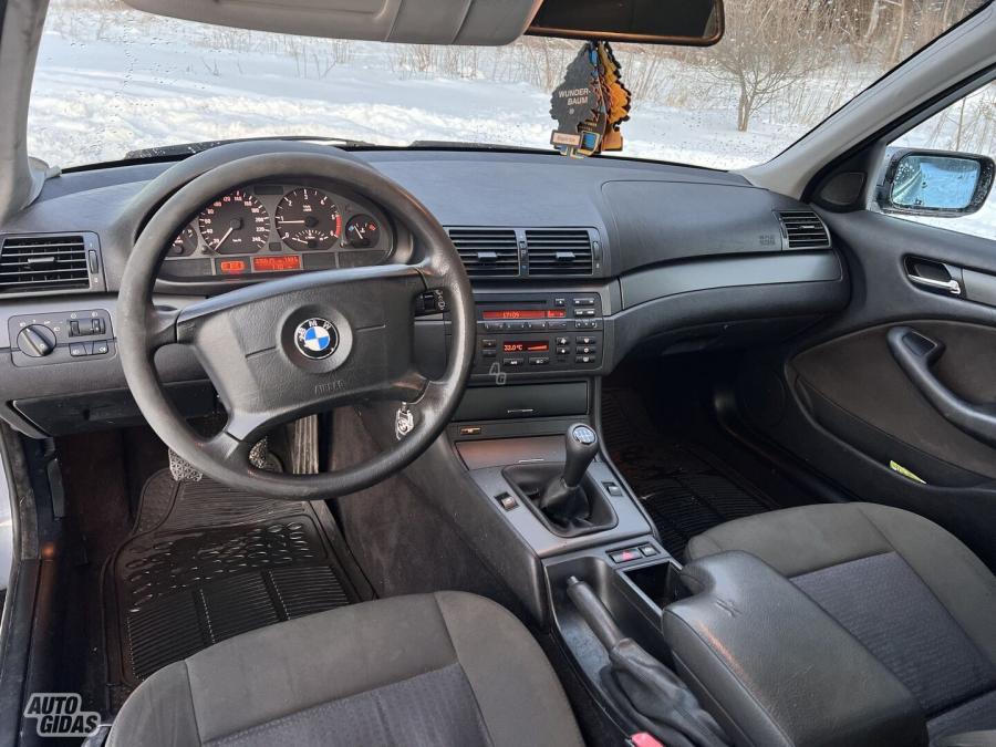 Grey BMW 318 2004 in Vilnius, with an engine capacity of 2.00 L and mileage of 336 thousand km for 1350 €, photo 10 on AUTOMOTO.COM.LV