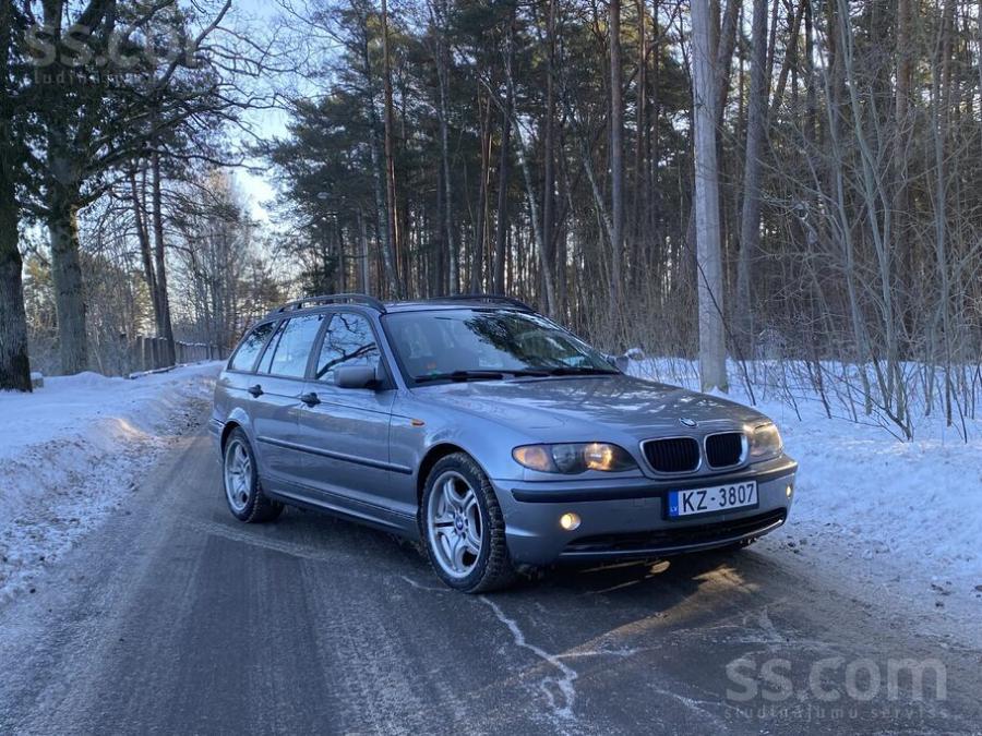 Grey BMW 318 2004 in Jurmala, with an engine capacity of 2.00 L and mileage of 348 thousand km for 2550 €, photo 1 on AUTOMOTO.COM.LV