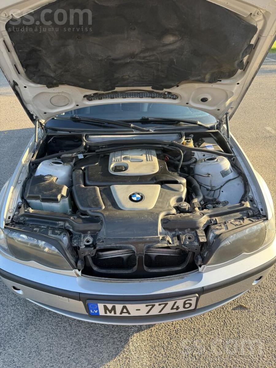 Grey BMW 318 2005 in Riga, with an engine capacity of 2.00 L and mileage of 349 thousand km for 2300 €, photo 8 on AUTOMOTO.COM.LV
