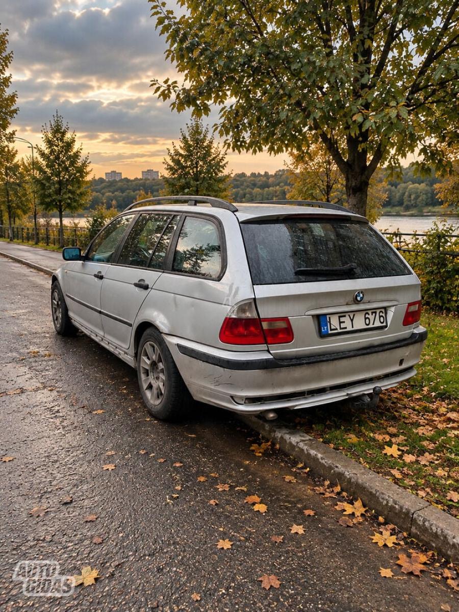 Pelēks BMW 318 2005 Kauņa, ar dzinēja tilpumu 2.00 L un nobraukumu 300 tūkst. km par 1100 €, foto 4 vietnē AUTOMOTO.COM.LV