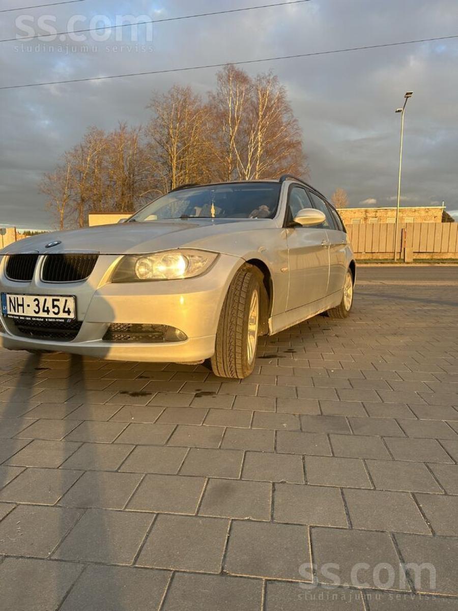 Grey BMW 318 2006 in Riga, with an engine capacity of 1.80 L and mileage of 386 thousand km for 2666 €, photo 1 on AUTOMOTO.COM.LV