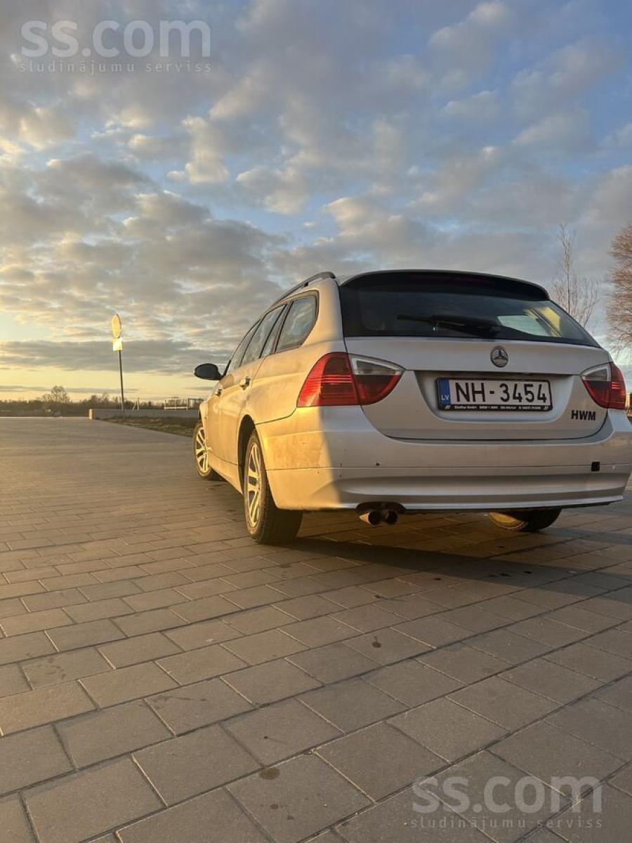 Grey BMW 318 2006 in Riga, with an engine capacity of 1.80 L and mileage of 386 thousand km for 2666 €, photo 4 on AUTOMOTO.COM.LV