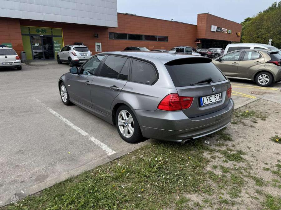 Grey BMW 318 2008 in Klaipeda, with an engine capacity of 2.00 L and mileage of 300 thousand km for 4497 €, photo 7 on AUTOMOTO.COM.LV