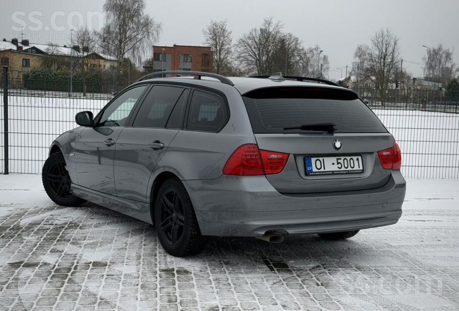 Grey BMW 318 2009 in Jelgava, with an engine capacity of 2.00 L and mileage of 311 thousand km for 4999 €, photo 4 on AUTOMOTO.COM.LV