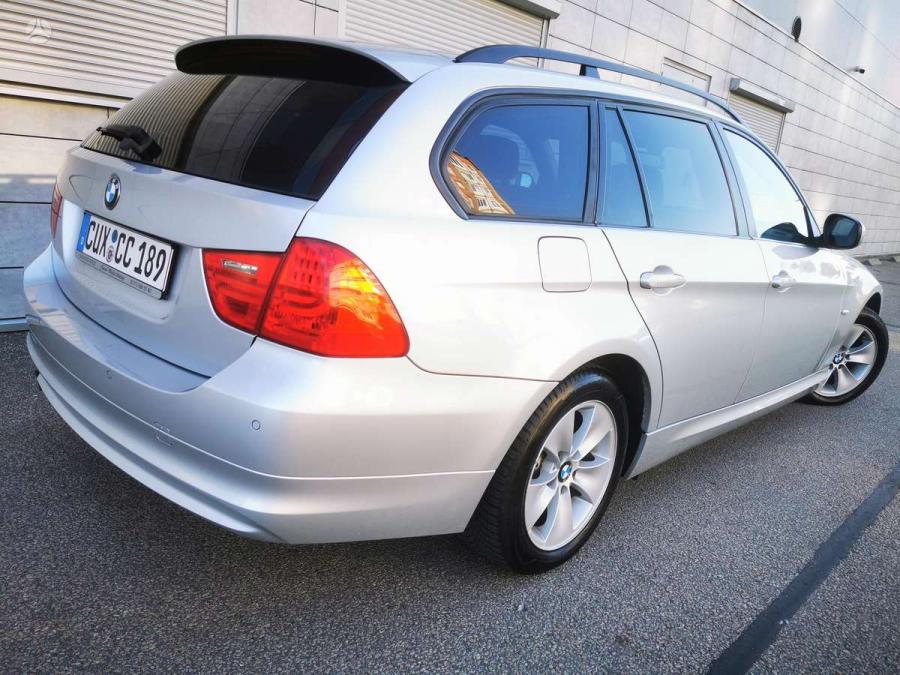 Grey BMW 318 2009 in Klaipeda, with an engine capacity of 2.00 L and mileage of 185 thousand km for 4190 €, photo 7 on AUTOMOTO.COM.LV