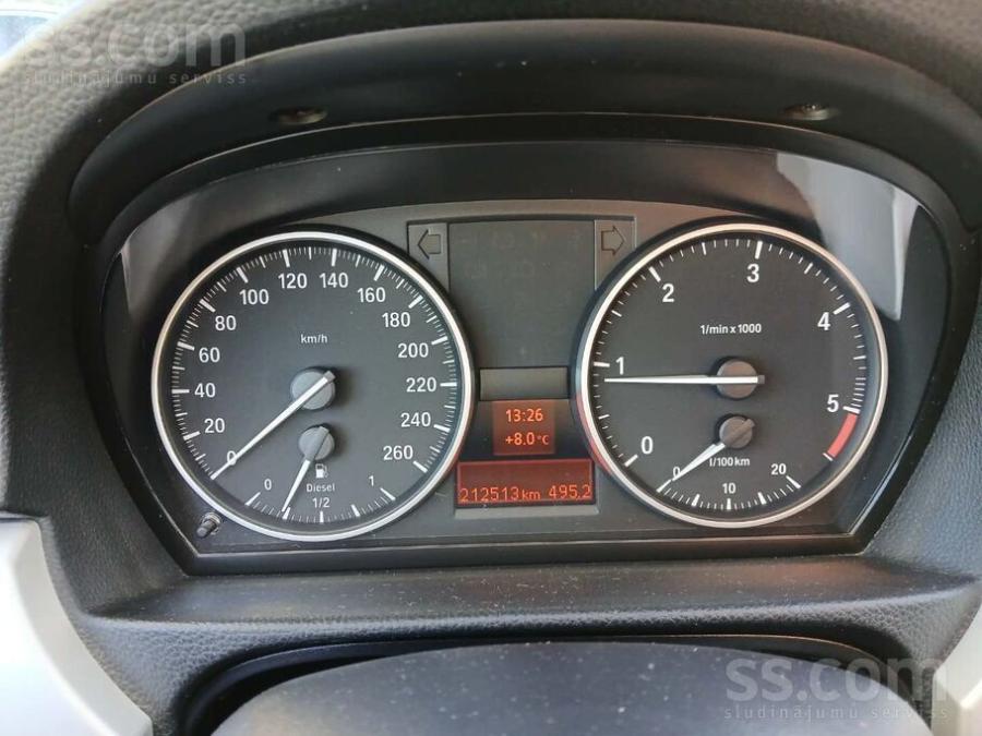 Grey BMW 318 2010 in Ventspils, with an engine capacity of 2.00 L and mileage of 212 thousand km for 5900 €, photo 5 on AUTOMOTO.COM.LV