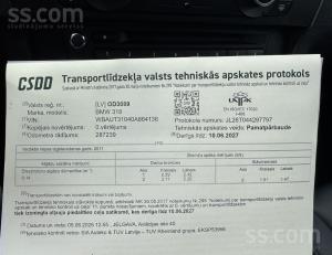 Серый БМВ 318 2010 в Елгава, объемом двигателя 2.00 л и пробегом 0 тыс. км за 4650 €, фото 14 на AUTOMOTO.COM.LV
