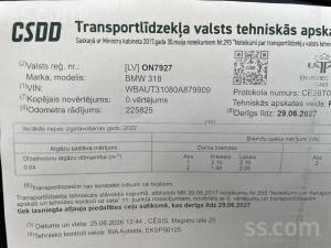 Grey BMW 318 2010 in Cesis, with an engine capacity of 2.00 L and mileage of 0 thousand km for 4150 €, photo 31 on AUTOMOTO.COM.LV