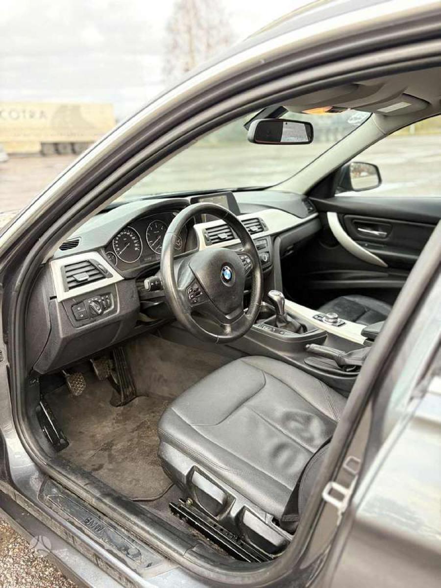 Pelēks BMW 318 2013 Raseiniai, ar dzinēja tilpumu 2.00 L un nobraukumu 296 tūkst. km par 5999 €, foto 9 vietnē AUTOMOTO.COM.LV