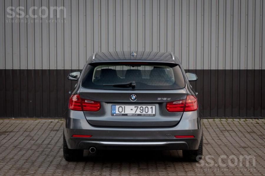 Grey BMW 318 2013 in Talsi, with an engine capacity of 2.00 L and mileage of 284 thousand km for 7950 €, photo 6 on AUTOMOTO.COM.LV