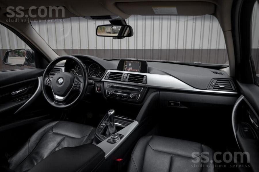 Grey BMW 318 2013 in Talsi, with an engine capacity of 2.00 L and mileage of 284 thousand km for 7950 €, photo 9 on AUTOMOTO.COM.LV