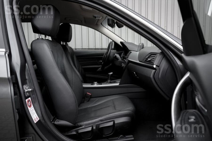 Grey BMW 318 2013 in Talsi, with an engine capacity of 2.00 L and mileage of 284 thousand km for 7950 €, photo 13 on AUTOMOTO.COM.LV