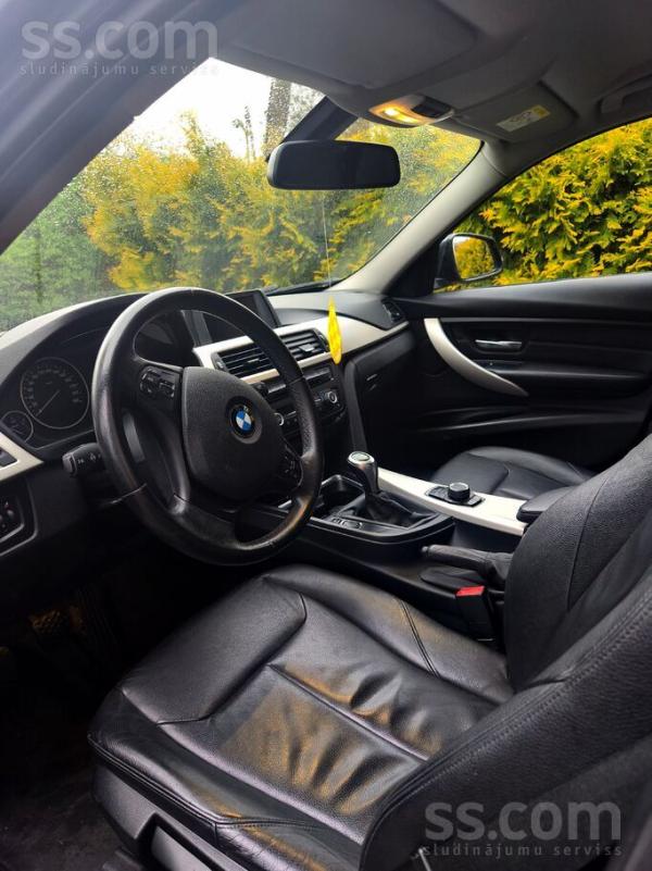 Grey BMW 318 2013 in Cesis, with an engine capacity of 2.00 L and mileage of 293 thousand km for 7700 €, photo 7 on AUTOMOTO.COM.LV