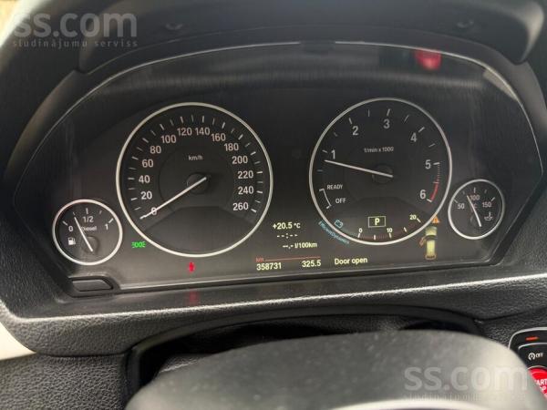 Grey BMW 318 2013 in Ogre, with an engine capacity of 2.00 L and mileage of 358 thousand km for 6999 €, photo 6 on AUTOMOTO.COM.LV