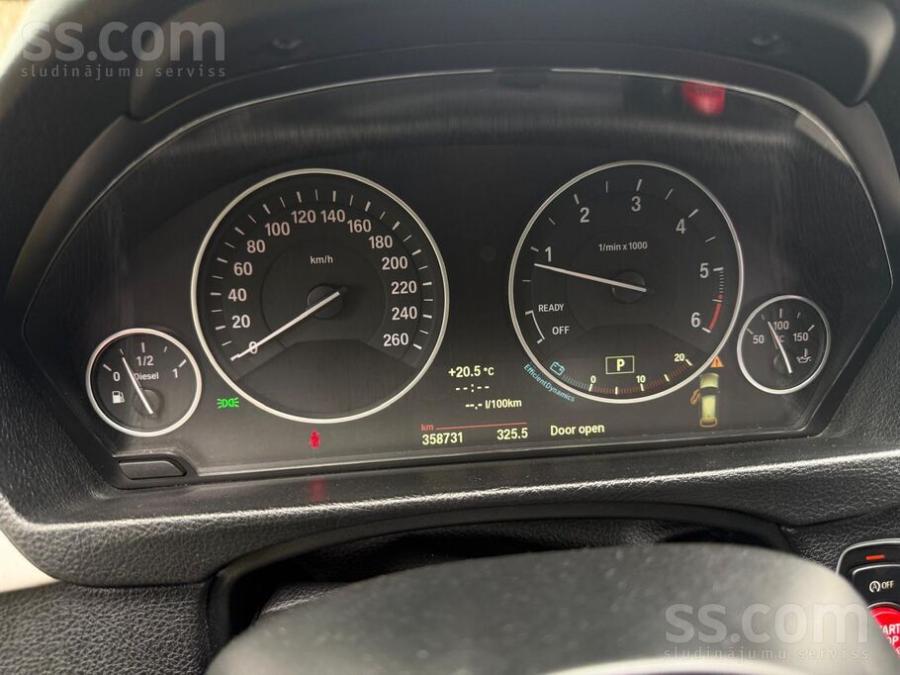 Pelēks BMW 318 2013 Ogre, ar dzinēja tilpumu 2.00 L un nobraukumu 358 tūkst. km par 6999 €, foto 7 vietnē AUTOMOTO.COM.LV