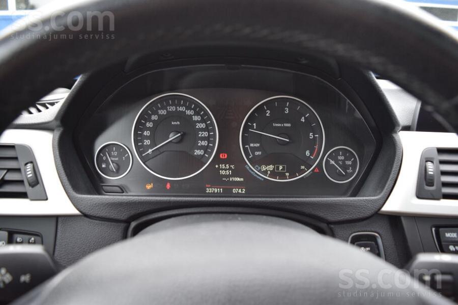 Grey BMW 318 2013 in Riga, with an engine capacity of 2.00 L and mileage of 338 thousand km for 6500 €, photo 8 on AUTOMOTO.COM.LV