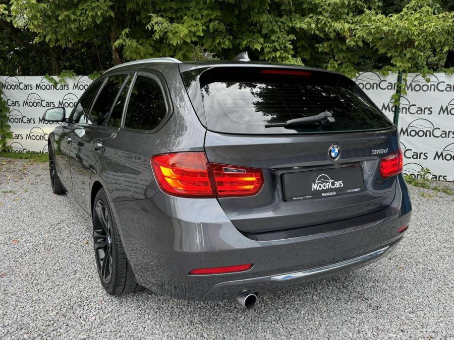 Grey BMW 318 2013 in Vilnius, with an engine capacity of 2.00 L and mileage of 430 thousand km for 6100 €, photo 8 on AUTOMOTO.COM.LV