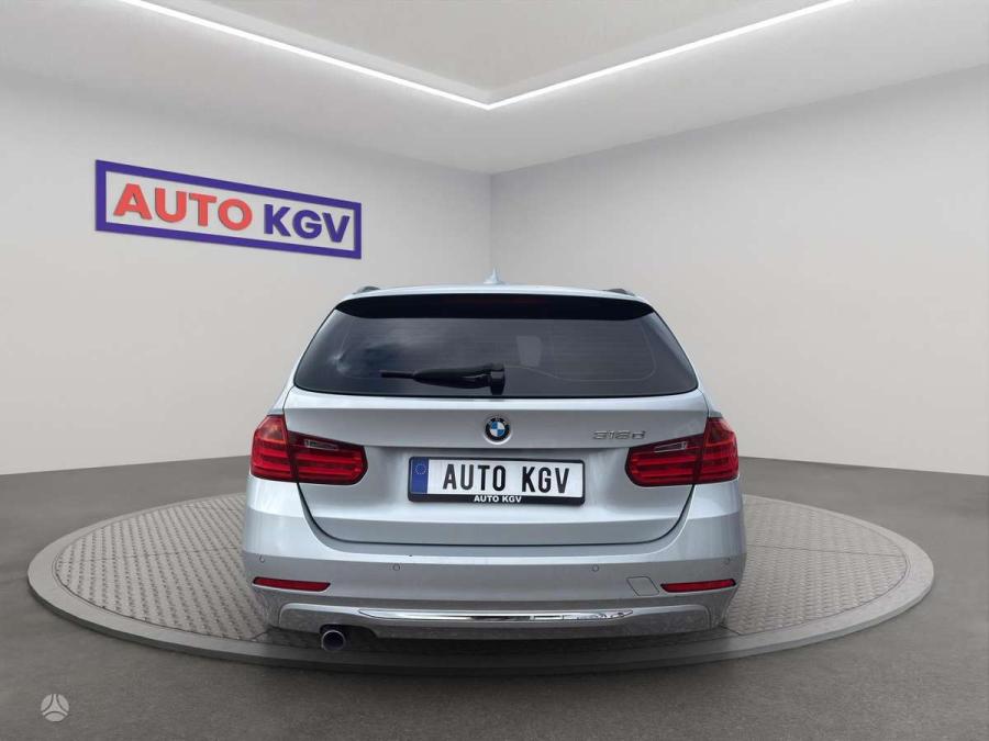 Grey BMW 318 2013 in Kaunas, with an engine capacity of 2.00 L and mileage of 307 thousand km for 7699 €, photo 5 on AUTOMOTO.COM.LV