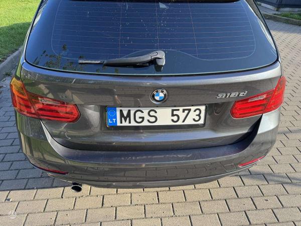 Pelēks BMW 318 2013 Viļņa, ar dzinēja tilpumu 2.00 L un nobraukumu 220 tūkst. km par 5900 €, foto 5 vietnē AUTOMOTO.COM.LV