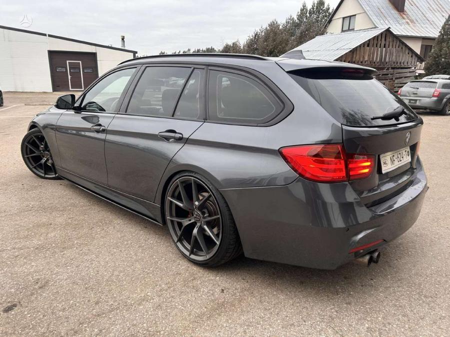 Grey BMW 318 2014 in Utena, with an engine capacity of 2.00 L and mileage of 311 thousand km for 9150 €, photo 2 on AUTOMOTO.COM.LV
