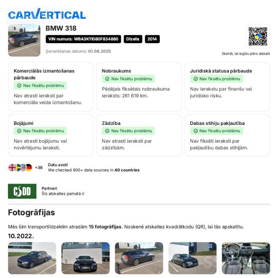 Pelēks BMW 318 2014 Daugavpils, ar dzinēja tilpumu 2.00 L un nobraukumu 270 tūkst. km par 7890 €, foto 19 vietnē AUTOMOTO.COM.LV