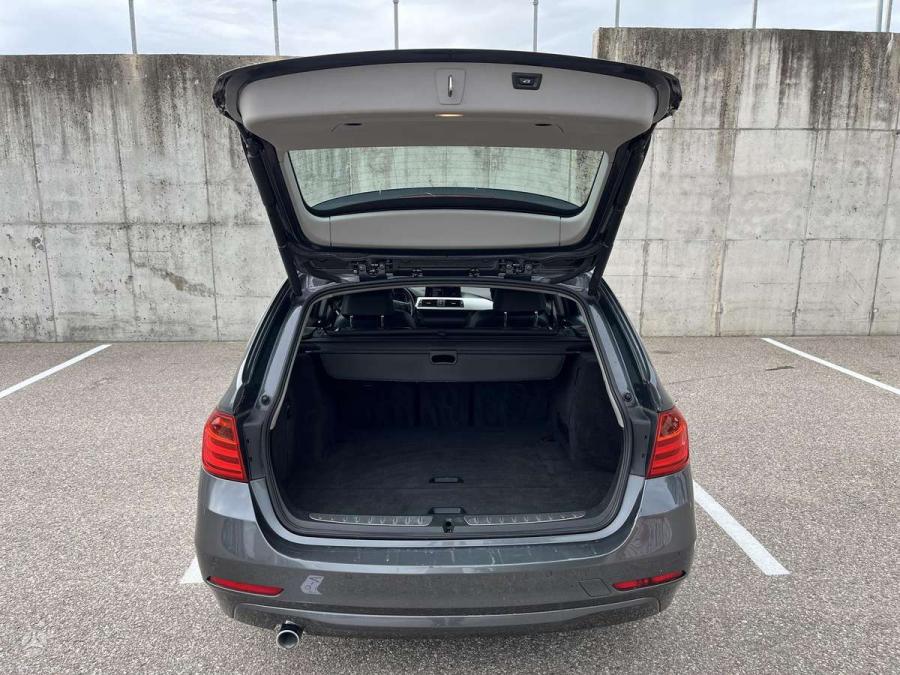 Grey BMW 318 2014 in Vilnius, with an engine capacity of 2.00 L and mileage of 293 thousand km for 6499 €, photo 21 on AUTOMOTO.COM.LV