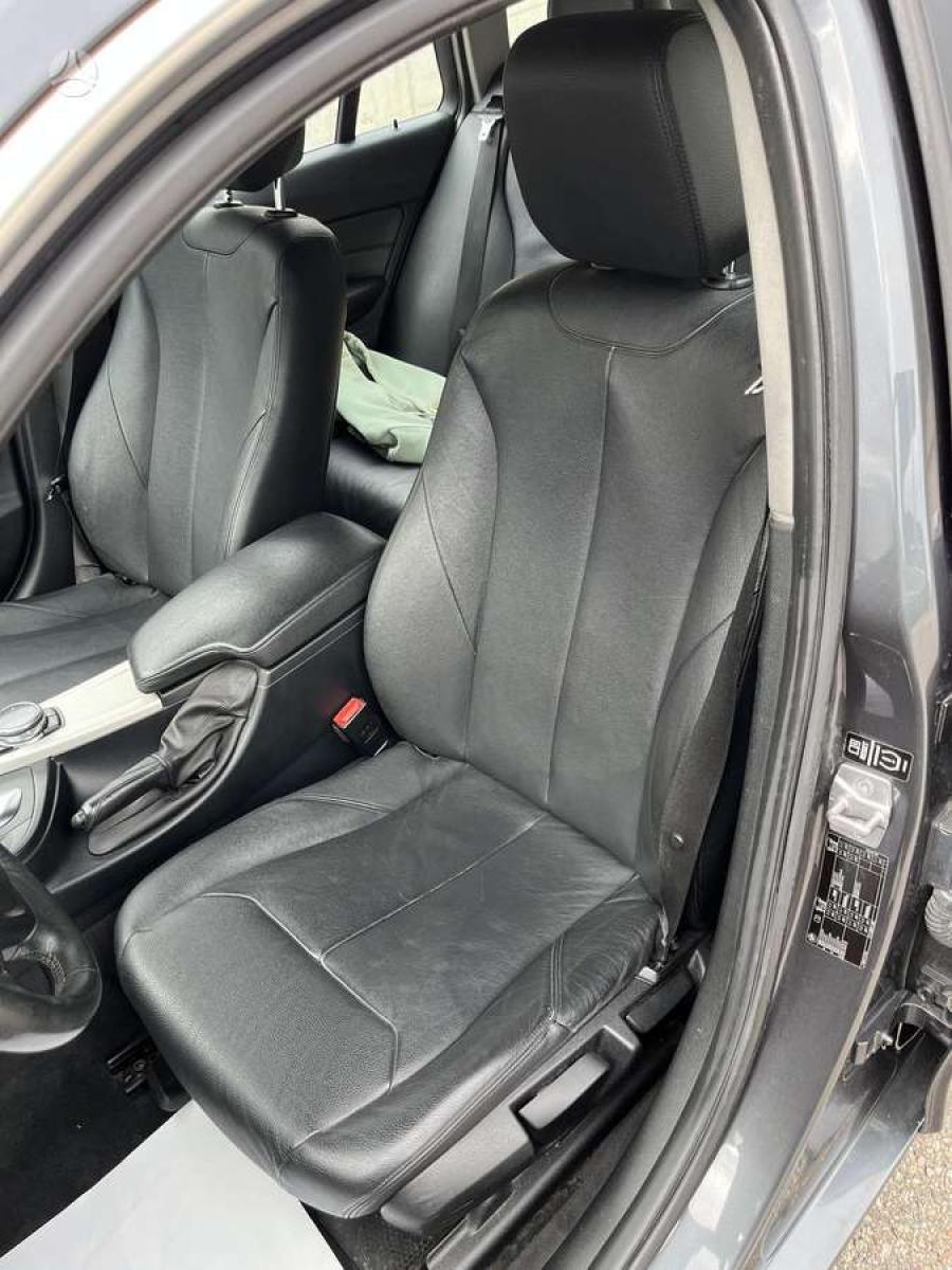 Grey BMW 318 2014 in Vilnius, with an engine capacity of 2.00 L and mileage of 293 thousand km for 6499 €, photo 25 on AUTOMOTO.COM.LV