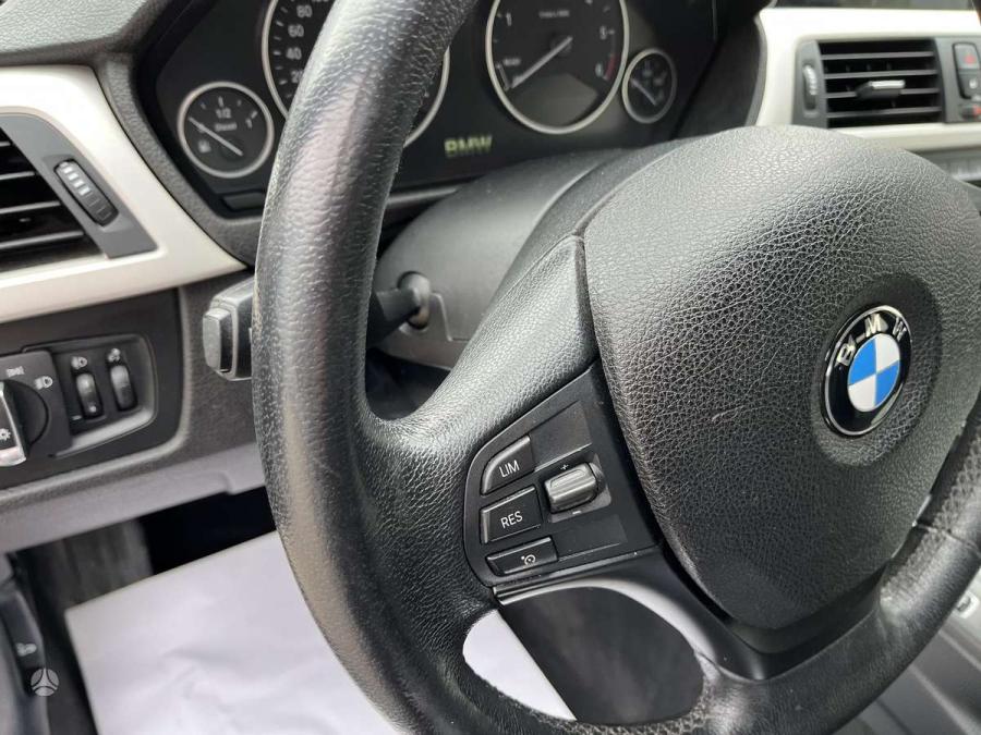 Grey BMW 318 2014 in Vilnius, with an engine capacity of 2.00 L and mileage of 293 thousand km for 6499 €, photo 29 on AUTOMOTO.COM.LV