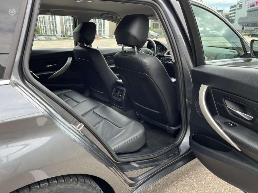 Grey BMW 318 2014 in Vilnius, with an engine capacity of 2.00 L and mileage of 293 thousand km for 6499 €, photo 35 on AUTOMOTO.COM.LV