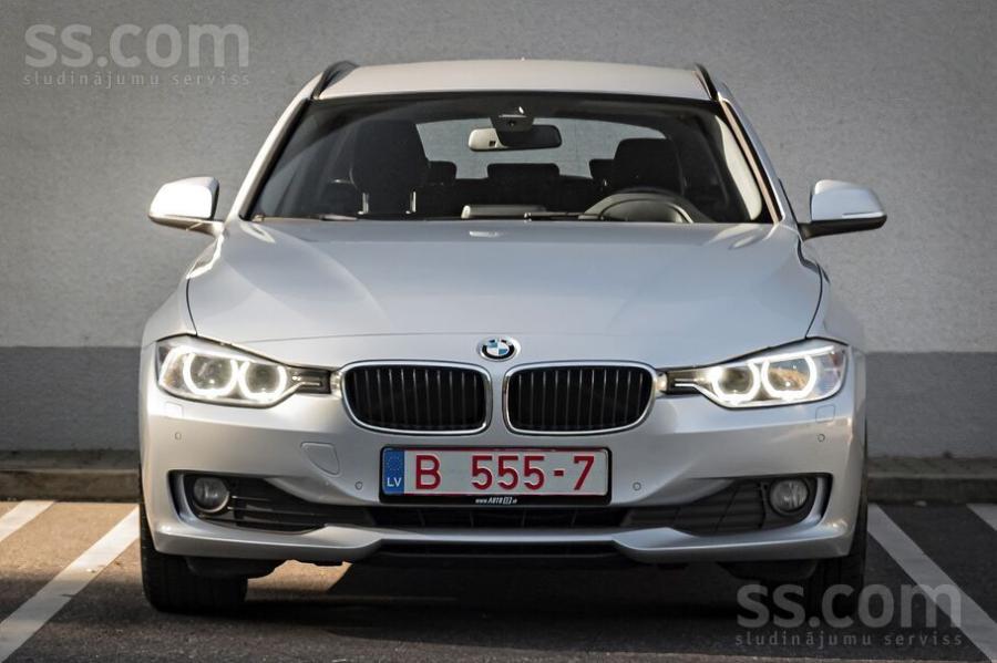 Grey BMW 318 2014 in Riga, with an engine capacity of 2.00 L and mileage of 214 thousand km for 7490 €, photo 3 on AUTOMOTO.COM.LV
