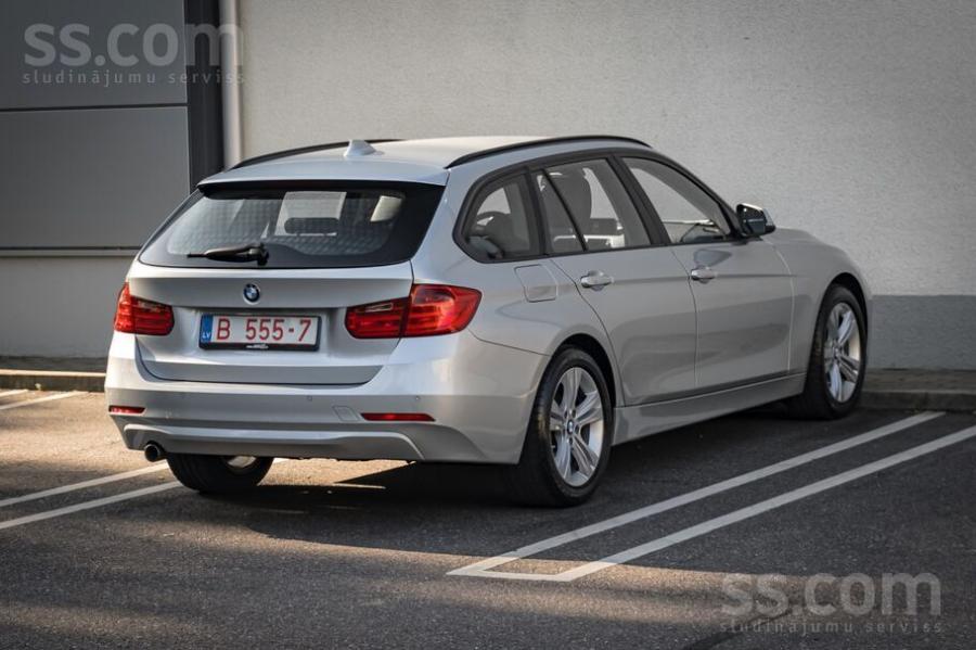 Grey BMW 318 2014 in Riga, with an engine capacity of 2.00 L and mileage of 214 thousand km for 7490 €, photo 5 on AUTOMOTO.COM.LV