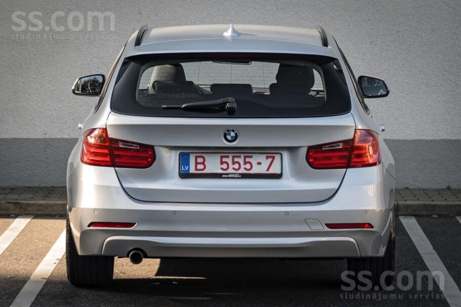 Grey BMW 318 2014 in Riga, with an engine capacity of 2.00 L and mileage of 214 thousand km for 7490 €, photo 6 on AUTOMOTO.COM.LV