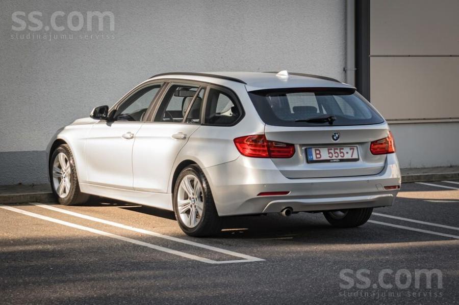 Grey BMW 318 2014 in Riga, with an engine capacity of 2.00 L and mileage of 214 thousand km for 7490 €, photo 7 on AUTOMOTO.COM.LV